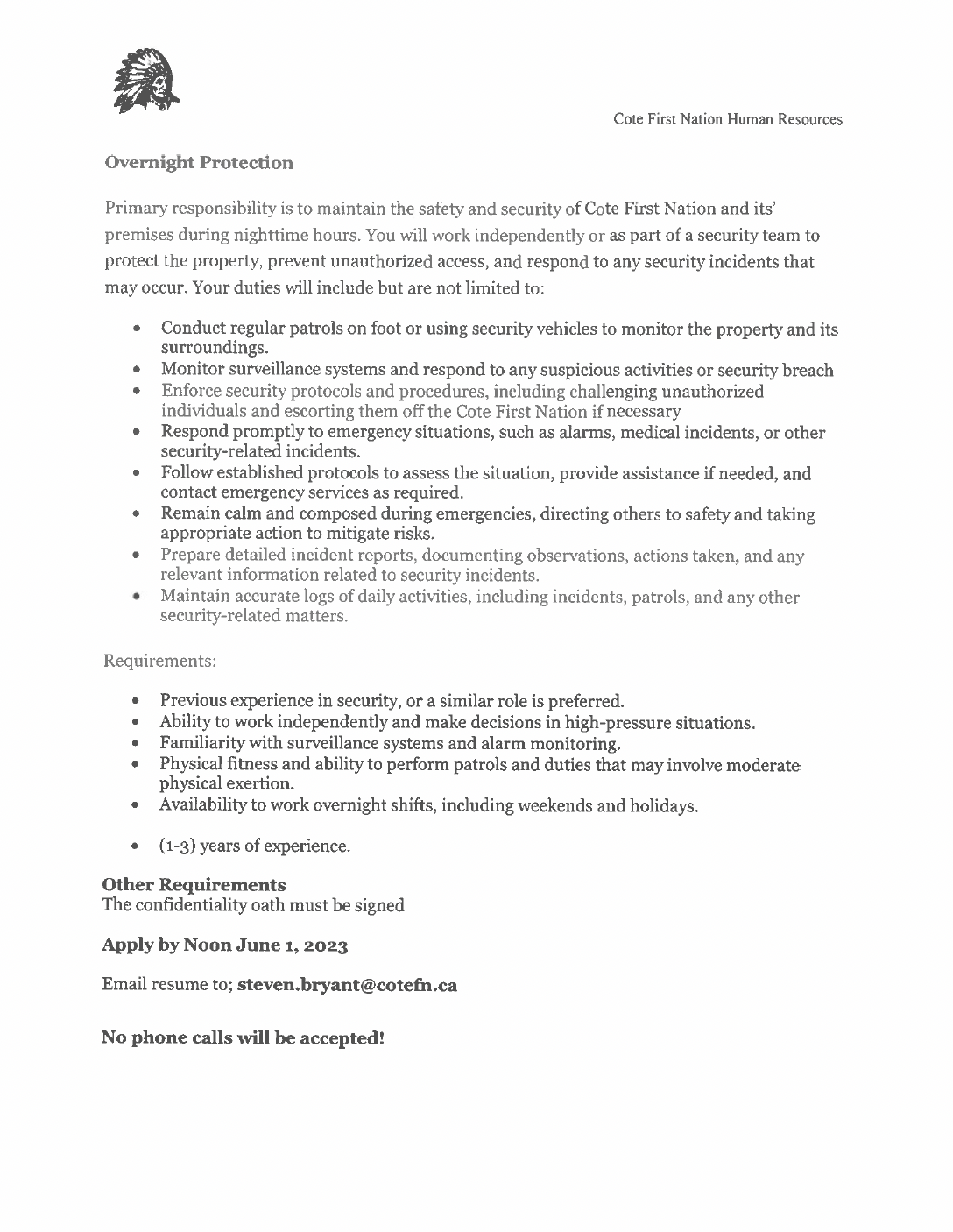 Cote First Nation – Cote First Nation